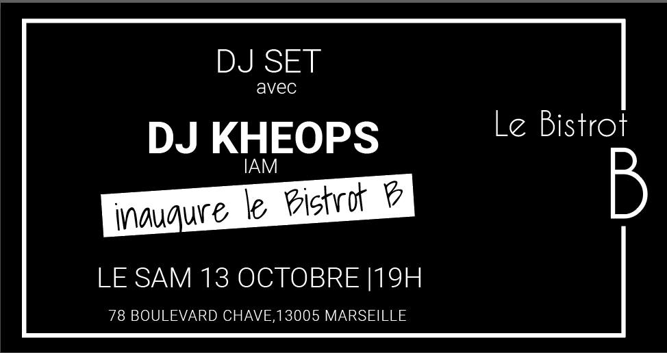 Dj Kheops | Inauguration Du Bistrot B - Tarpin bien