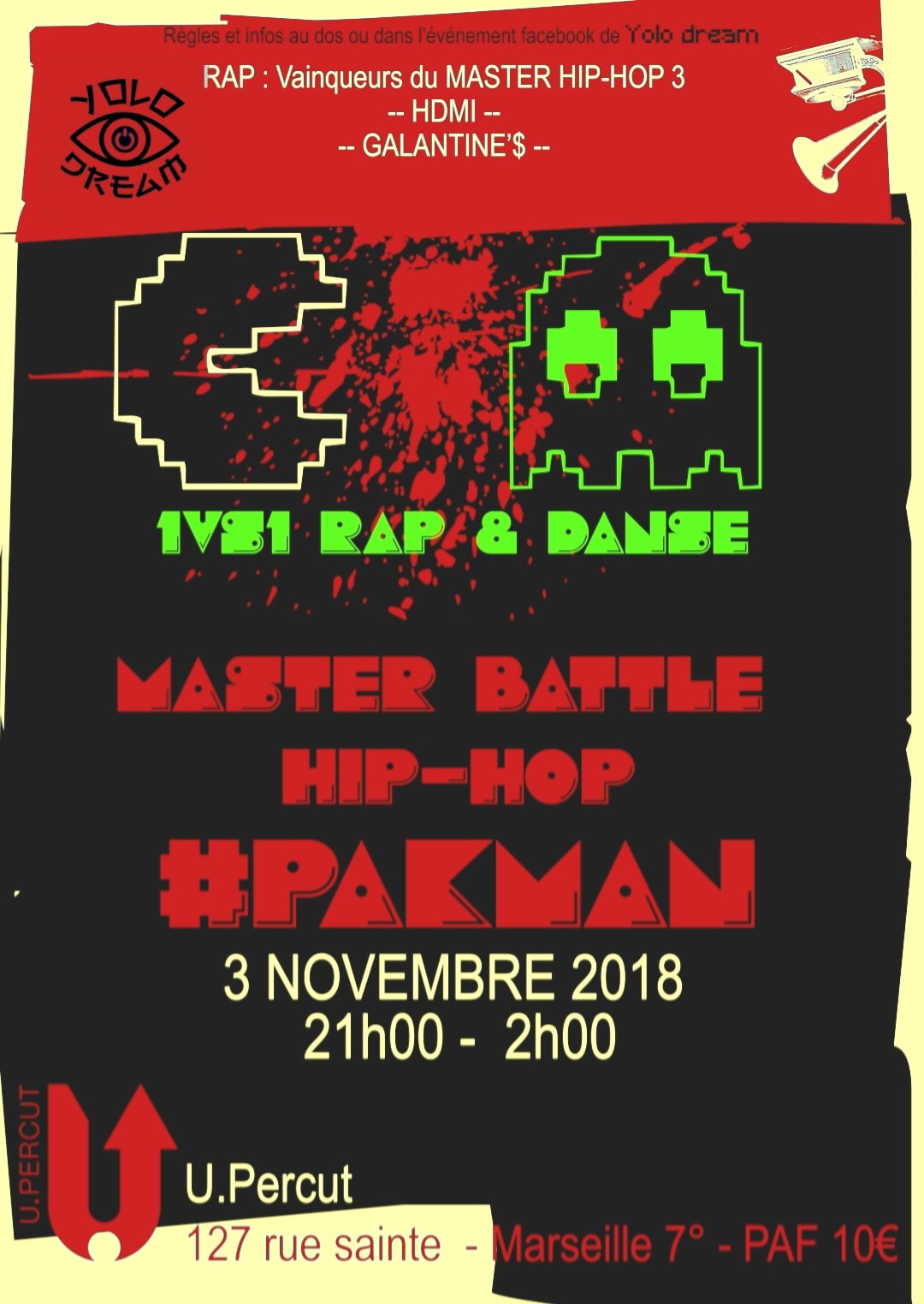 MASTER HIP-HOP PAK MAN - Tarpin bien