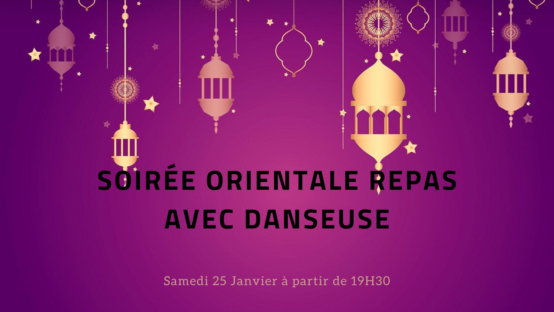 Soirée orientale (repas + danseuse) - Tarpin bien