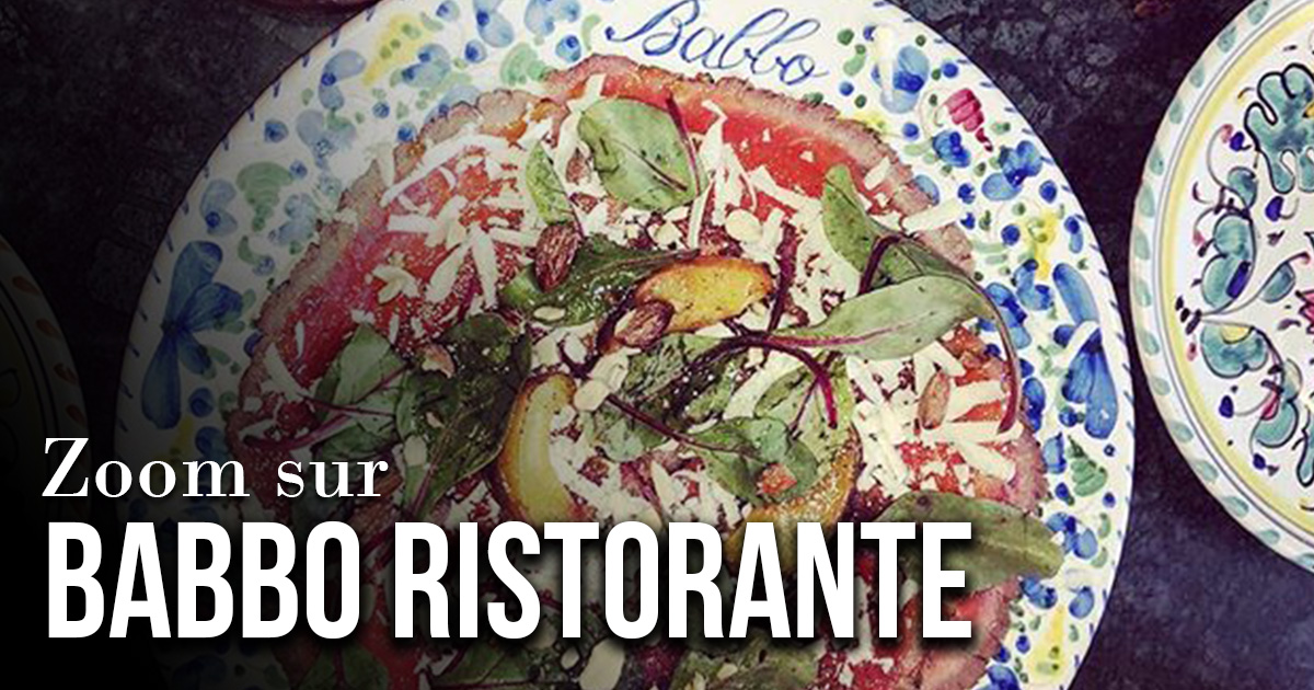 Babbo Ristorante - Tarpin bien