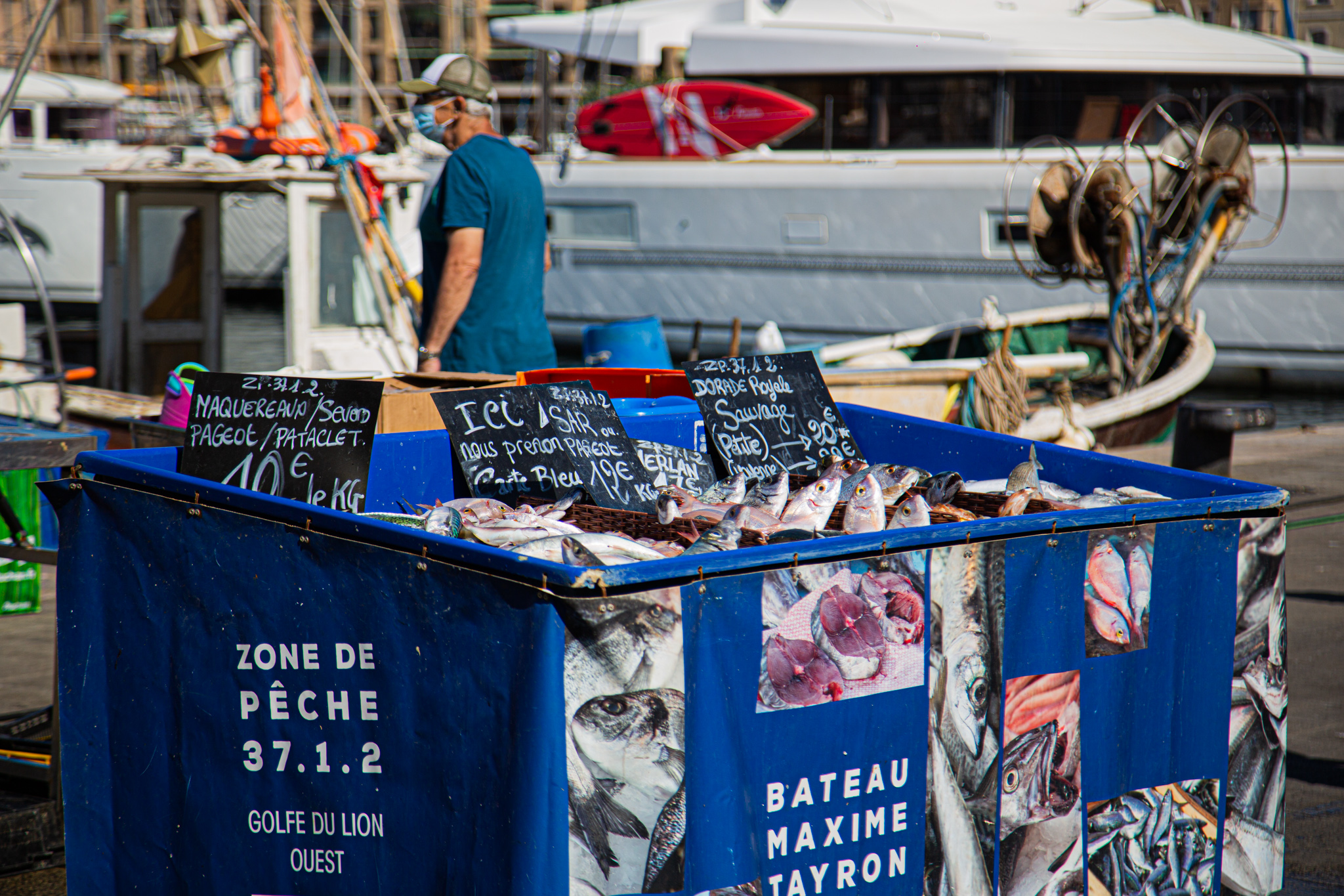Marché aux poissons du Vieux-Port - Tarpin bien
