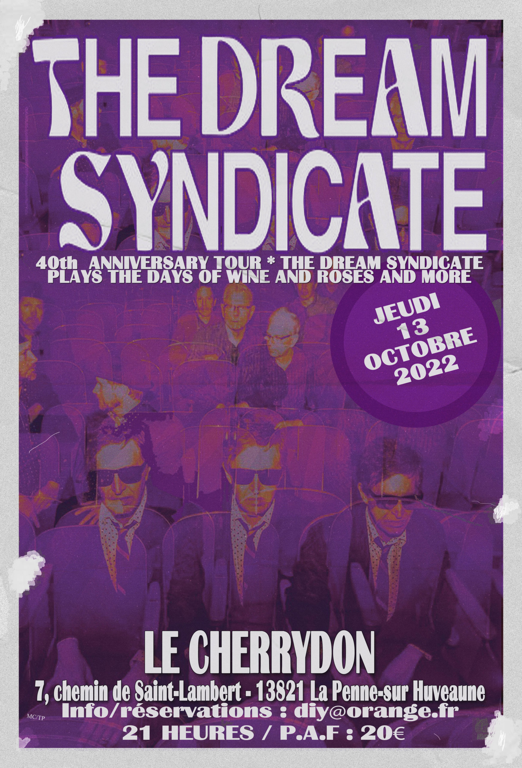 CONCERT THE DREAM SYNDICATE - Tarpin bien