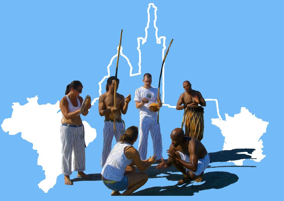 cours de capoeira d'ete en plein aire - Tarpin bien