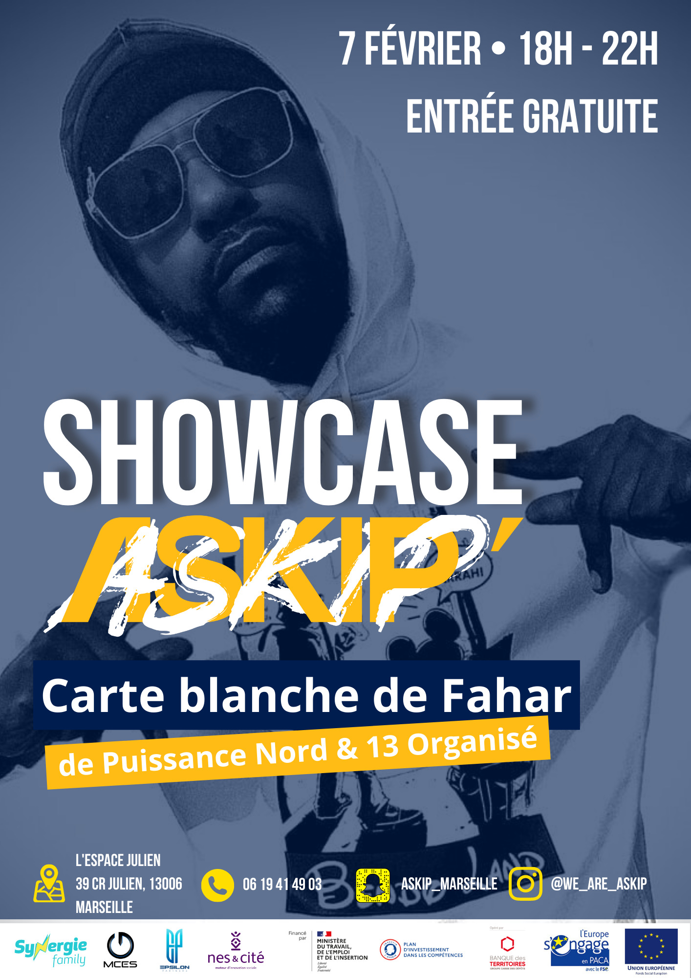 carte blanche à FAHAR (Puissance Nord )à l'Espace Julien - Tarpin bien