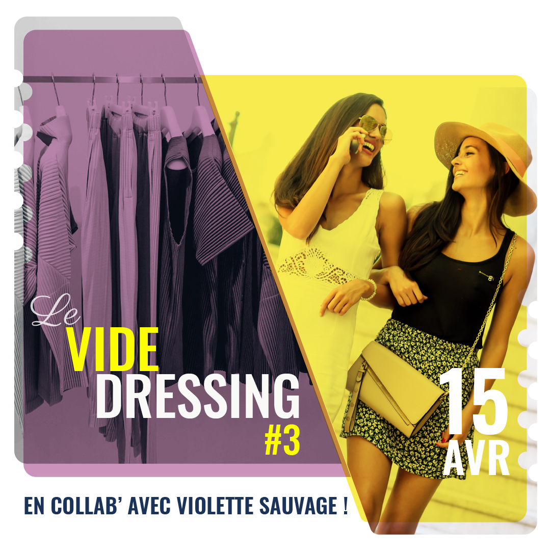 Le Centre Valentine organise un vide dressing Violette Sauvage - Tarpin bien