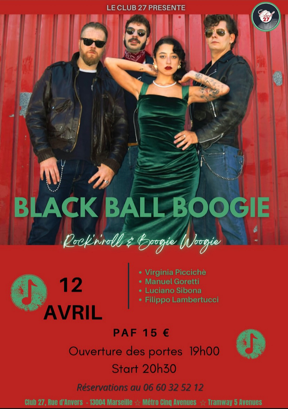 Black Ball Boogie en concert - Tarpin bien